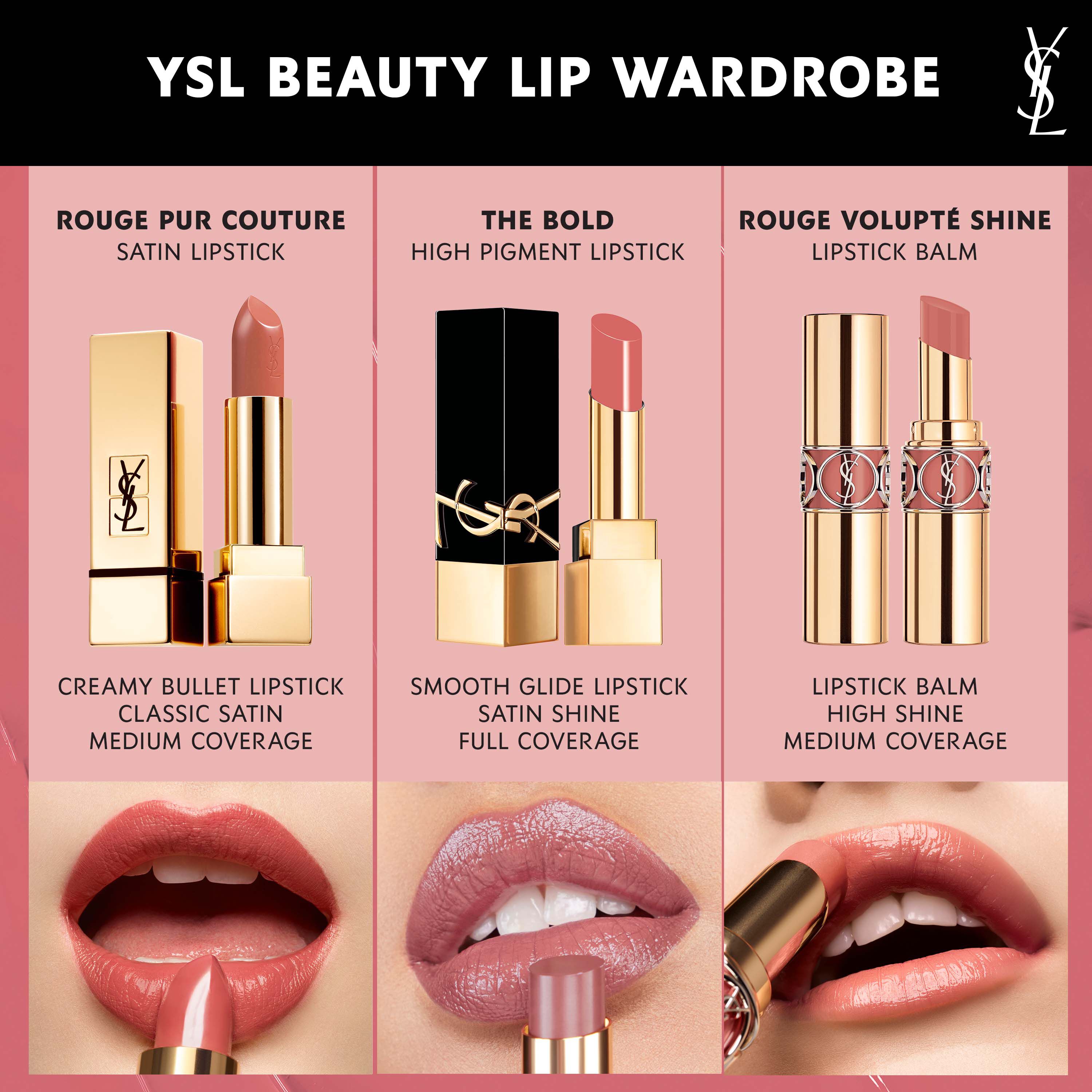 The Bold High Pigment Lipstick – Satin Lipstick – YSL Beauty
