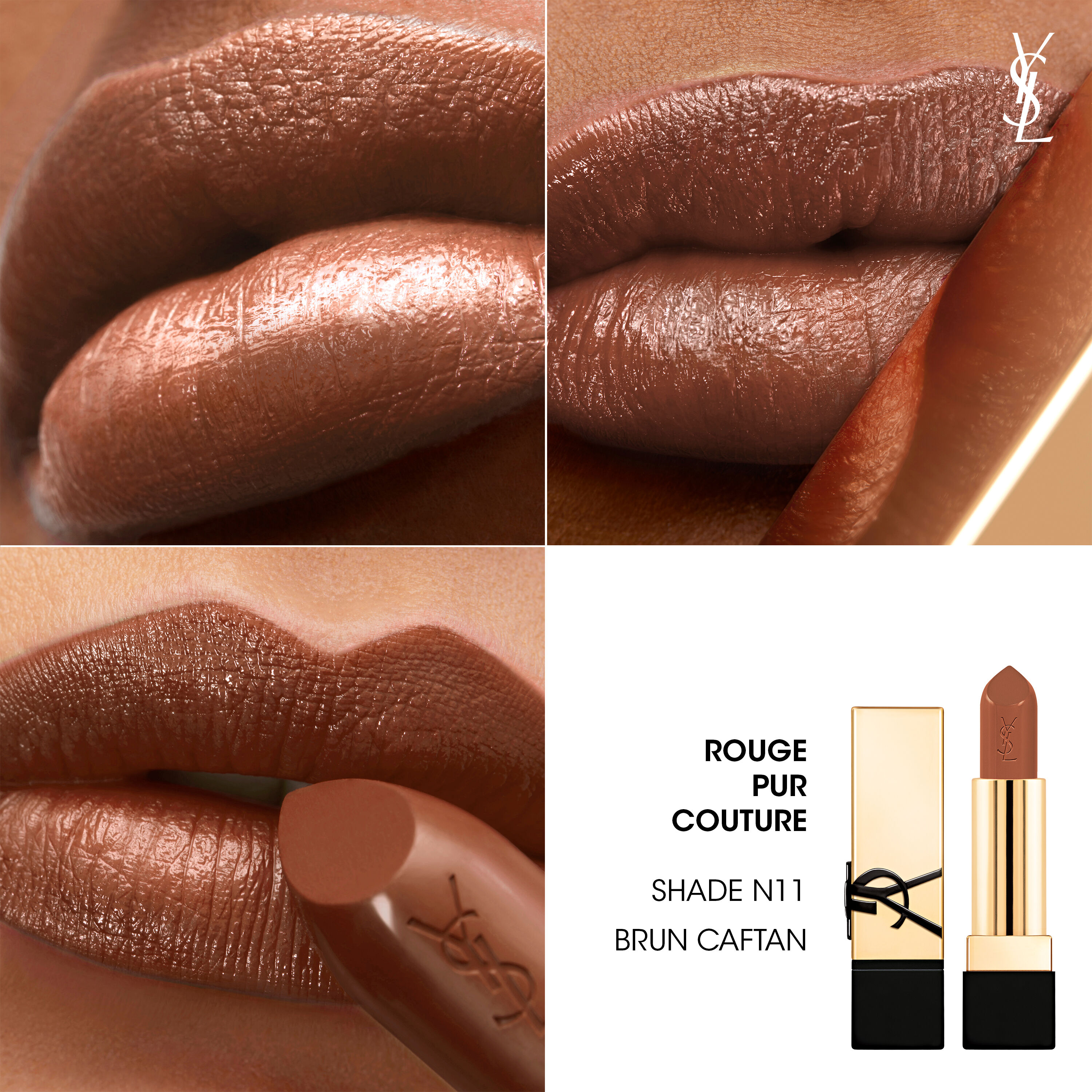 Rouge Pur Couture Satin Lipstick with Ceramides - YSL Beauty