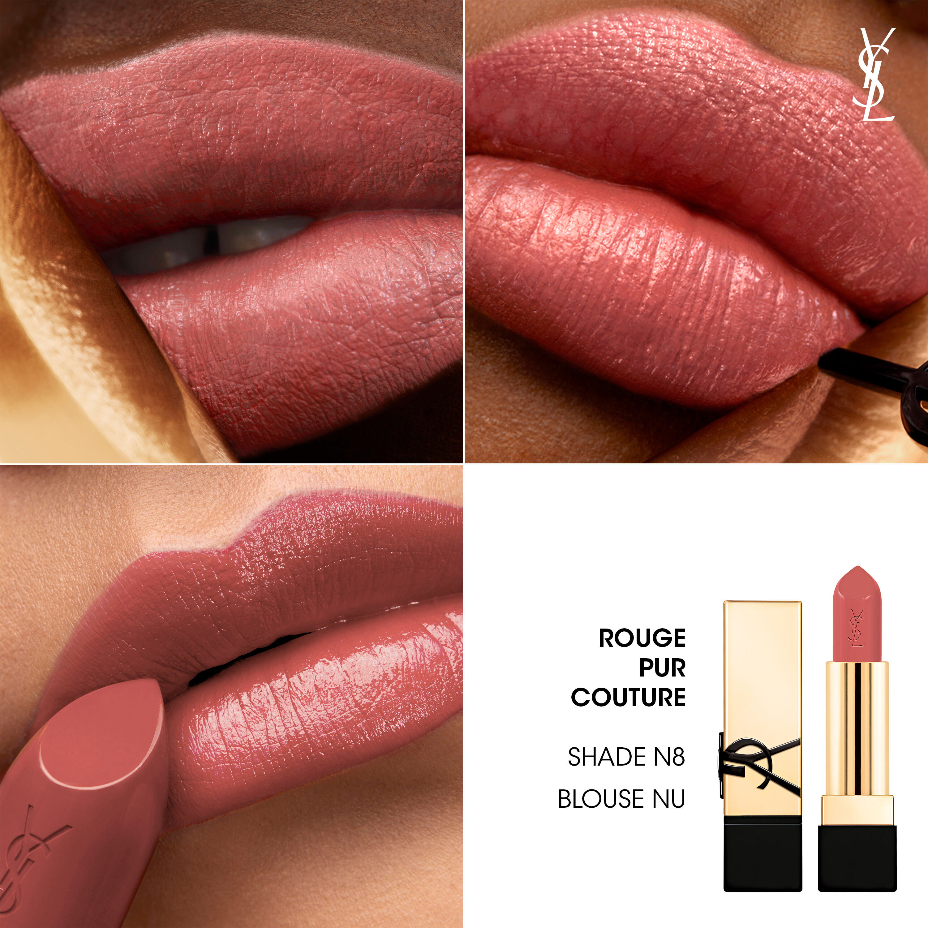 Rouge Pur Couture Satin Lipstick with Ceramides - YSL Beauty