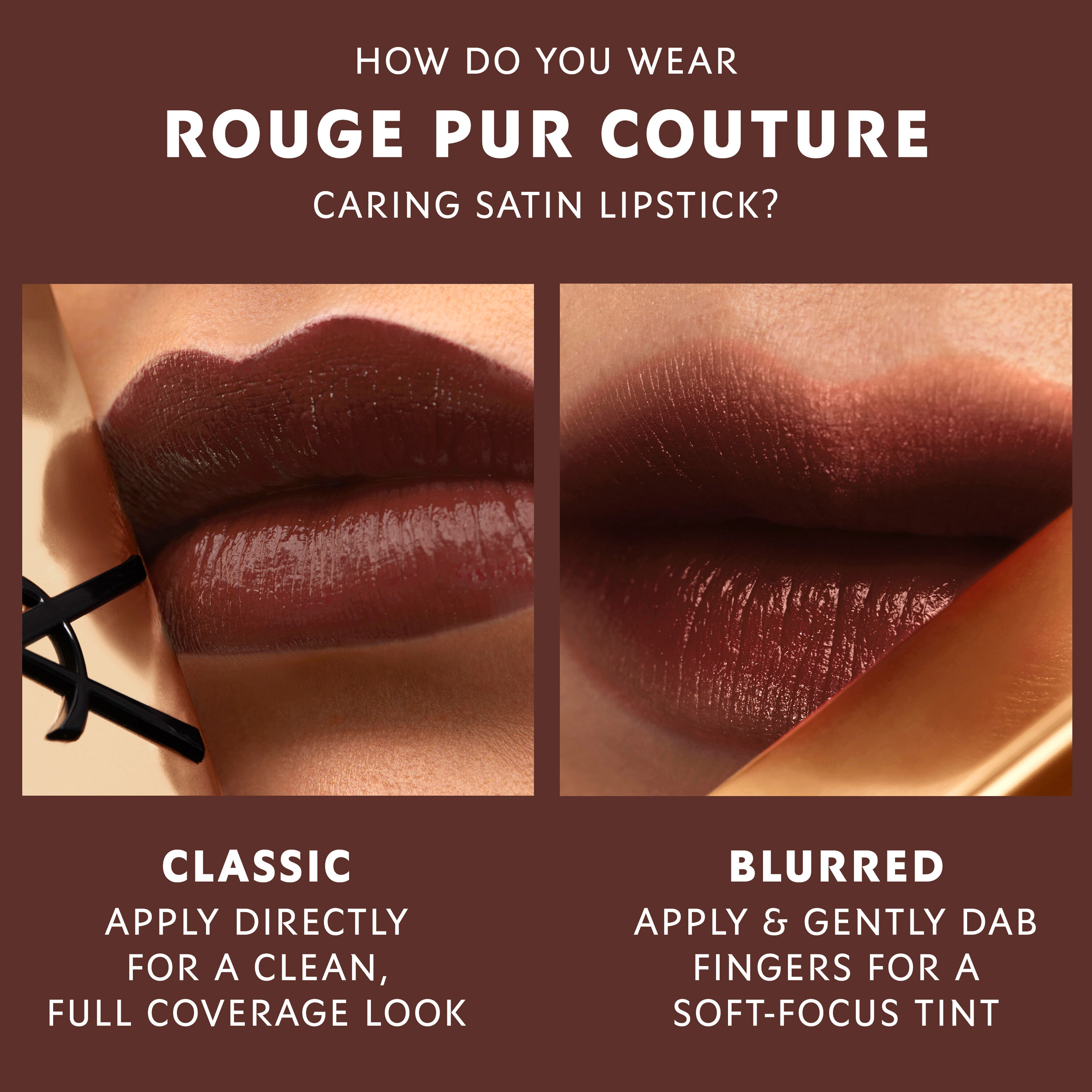 Rouge Pur Couture Satin Lipstick with Ceramides - YSL Beauty