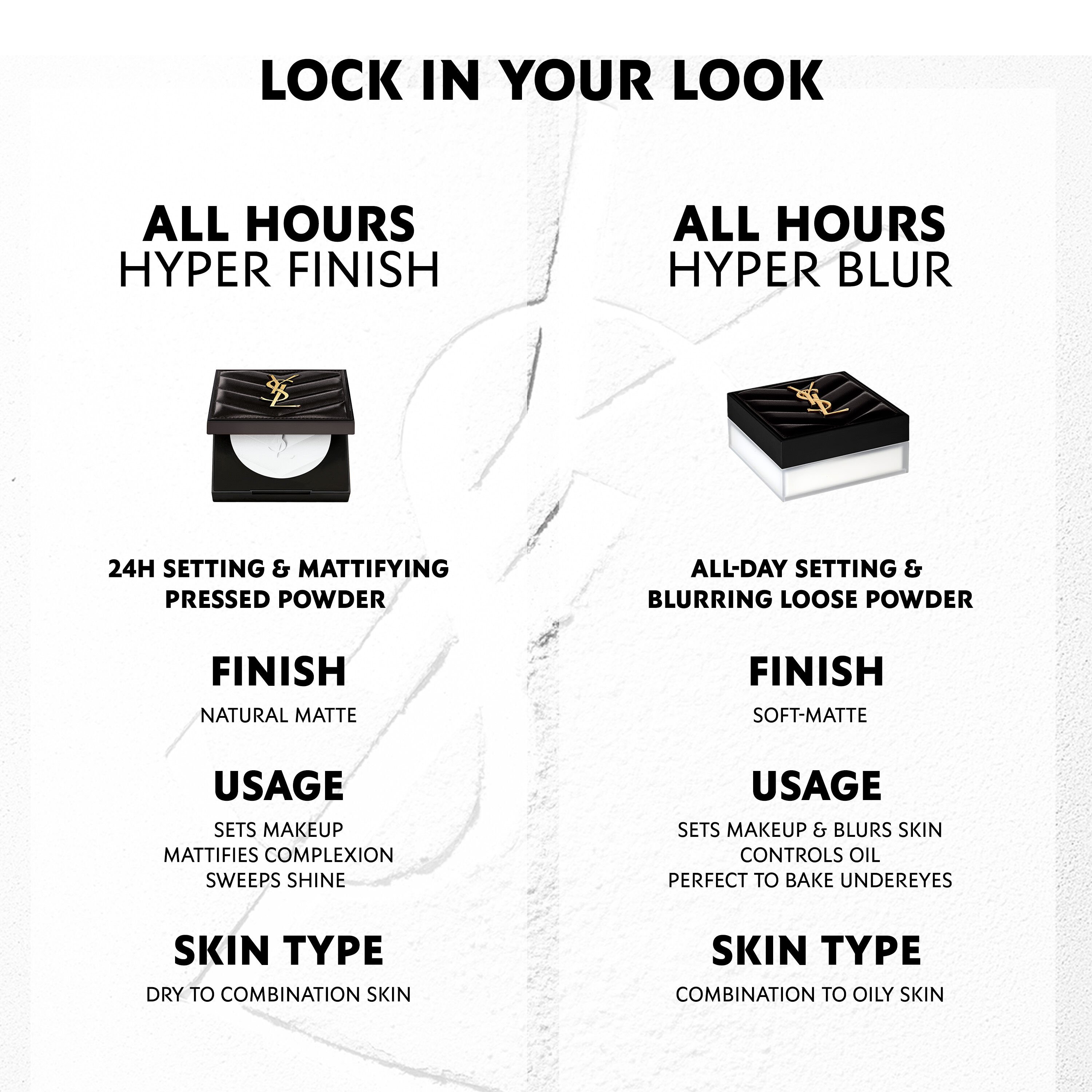 All Hours Hyper Blur Loose Powder Matte Finish - YSL Beauty