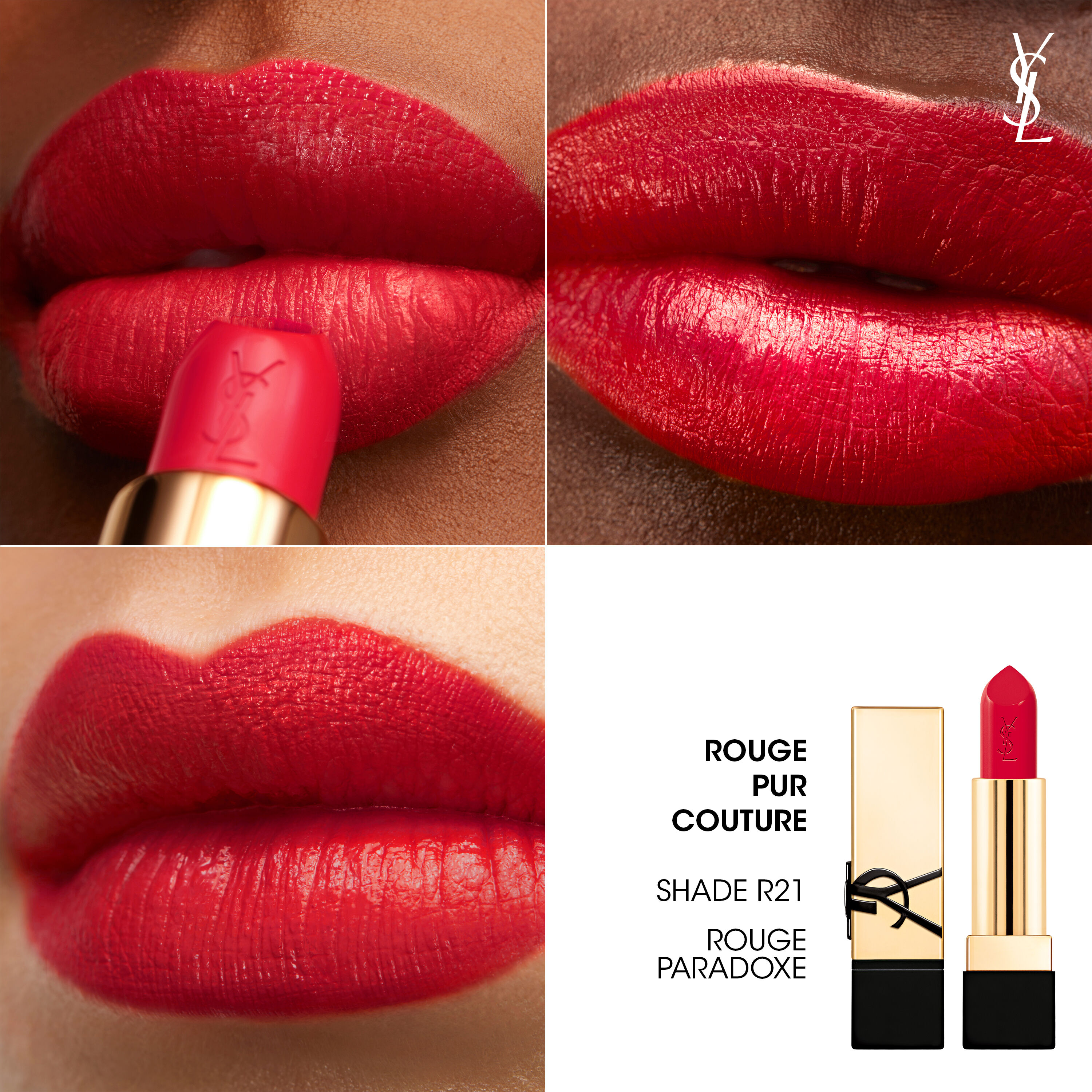 Rouge Pur Couture Satin Lipstick with Ceramides - YSL Beauty
